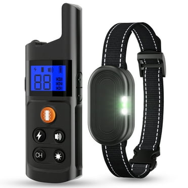 Petrainer PET998DBB2 100% Waterproof Dog Shock Collar with Remote Dog Training Collar with Beep ...