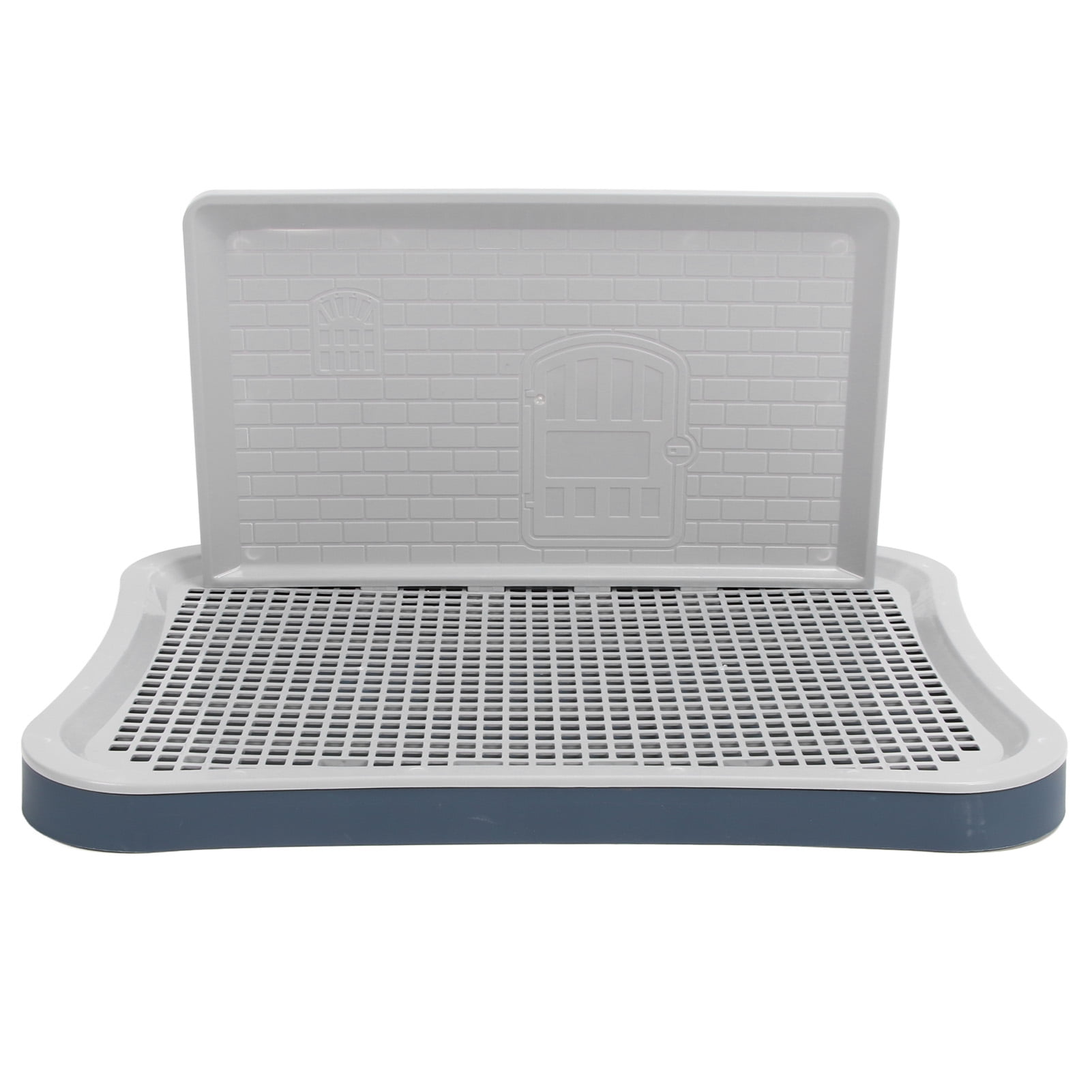 Dog Training Toilet with Wall Column Removable Portable Puppy Mesh ...