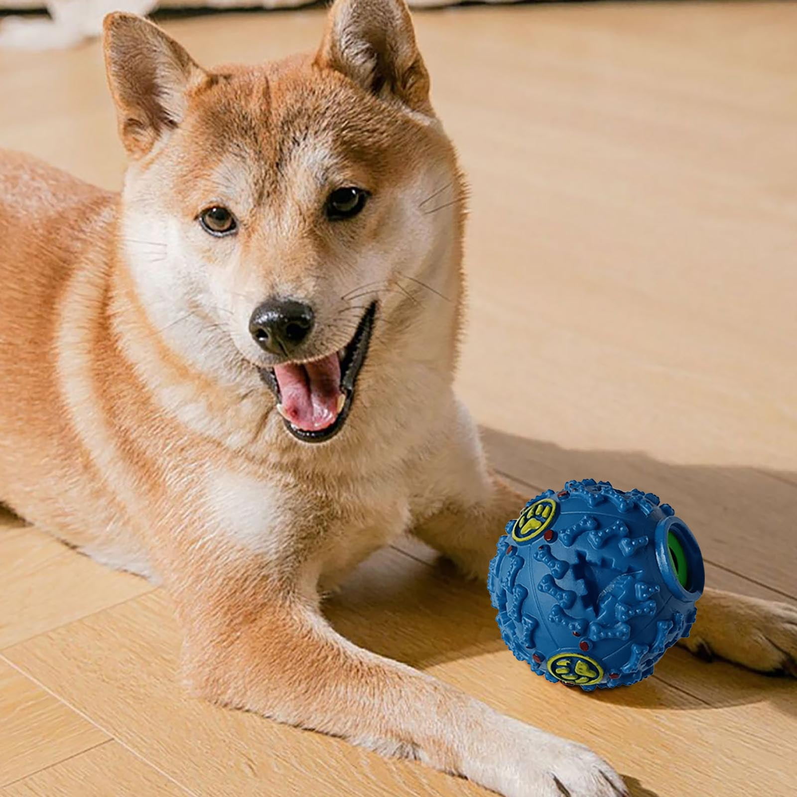 Dog Treat Dispensing Ball, Pawcia Giggle Sound Dog Ball, Interactive ...