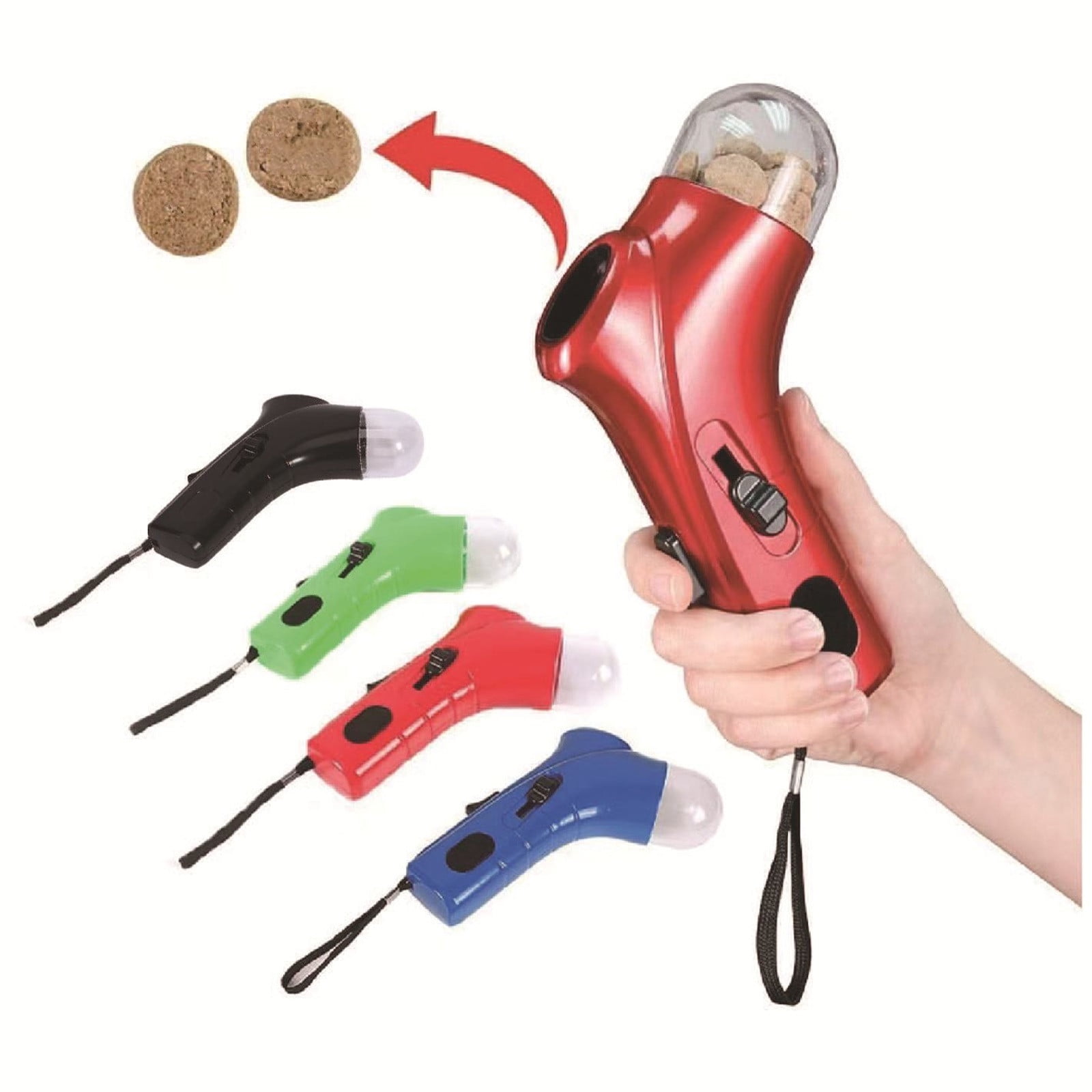 Dog Treat Launcher Training Toy - Interactive Pet Food Dispenser ...