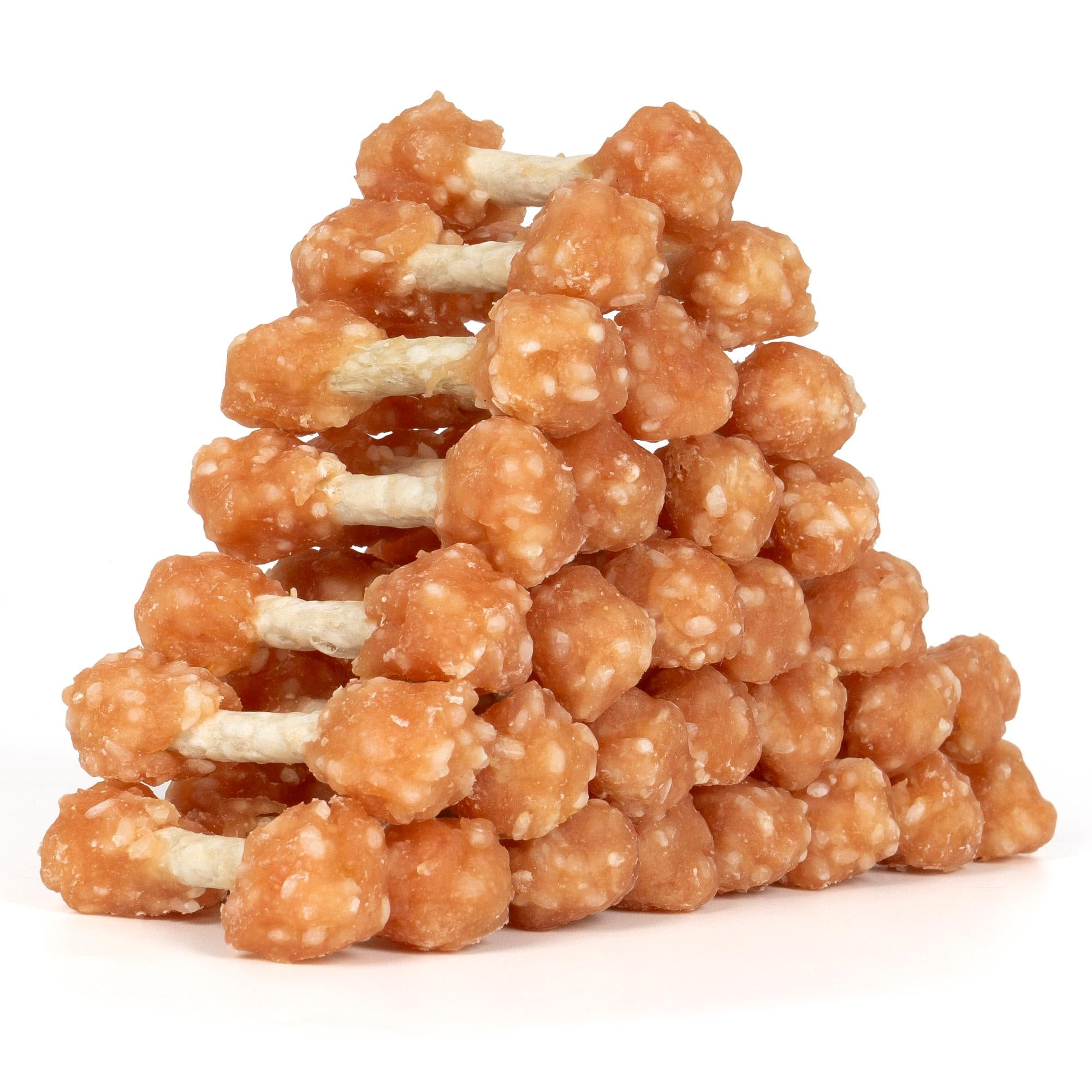 Pet Paradise 16oz Mini Rawhide Dog Chews, Chicken Dumbbells for Small ...