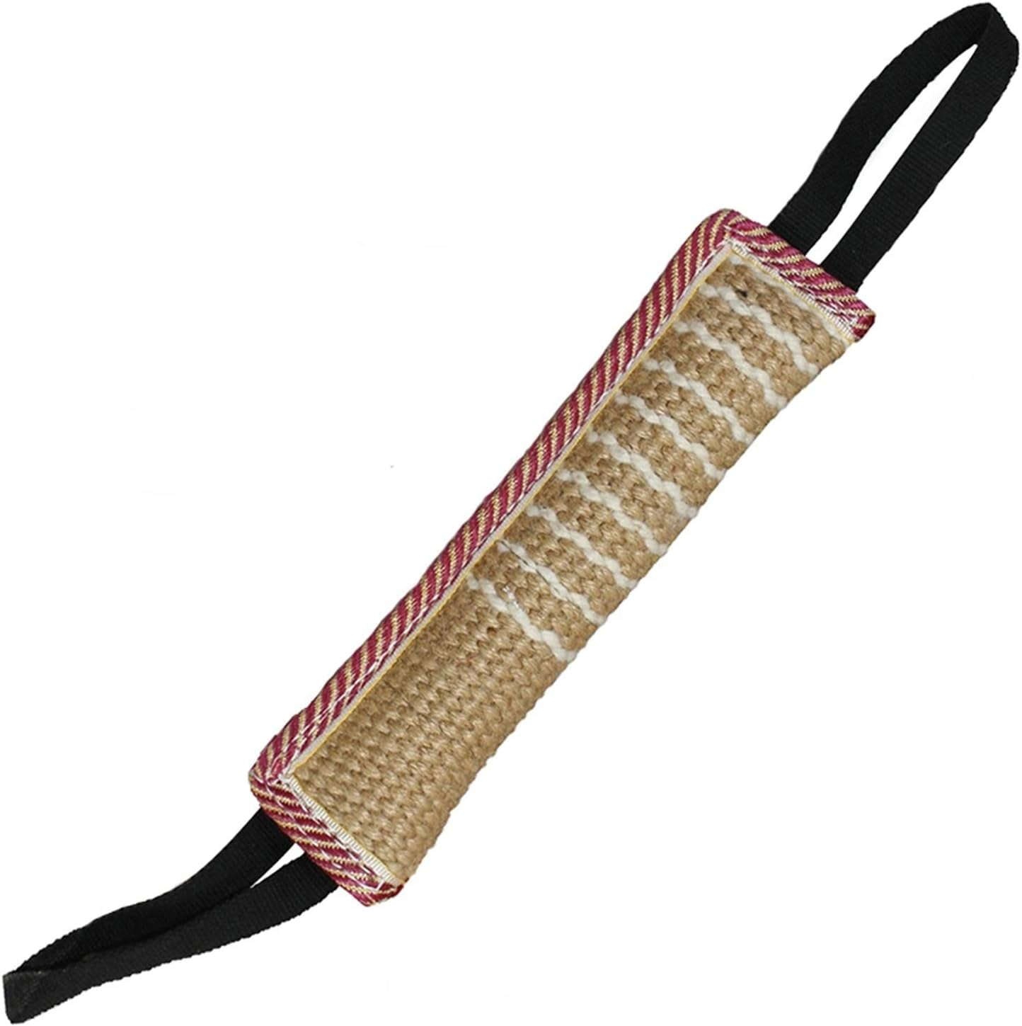 Dog Tug Toy, Dog Bite Jute Pillow Pull Toy with 2 Strong Handles ...