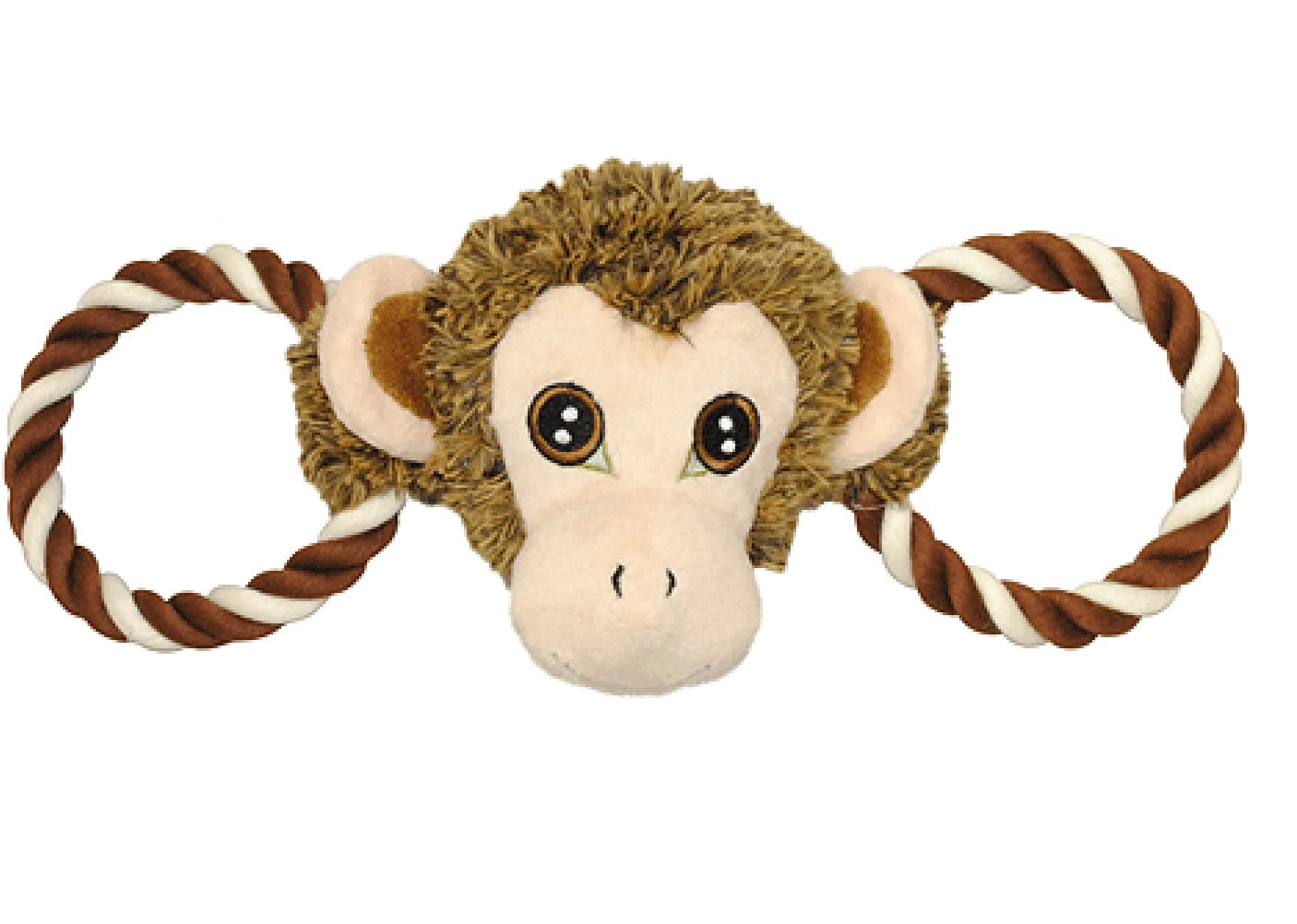 Dog Tug Toys Cute Animals 11 inch Rope Plush Squeaker for Small to ...