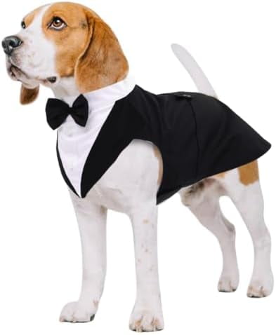 Dog Tuxedo Dog Suit and Bandana Set, Dogs Tuxedo Wedding Party Suit ...