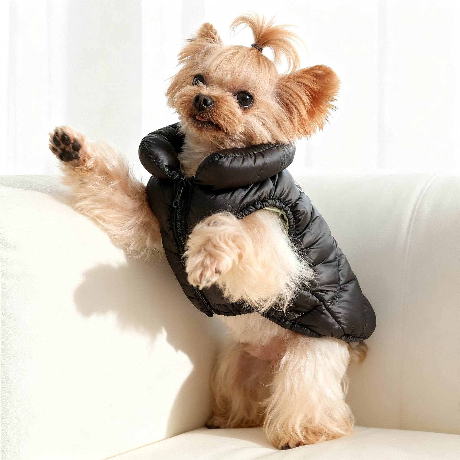 Dog Two Leg Cotton Coat Vest Small Dog Warm Tank Top Yorkshire Teddy ...