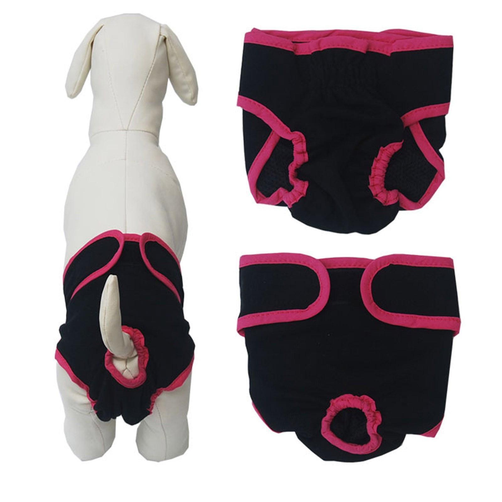 Dog Underwear Flexible Physiological Pants Washable Reusable Puppy ...