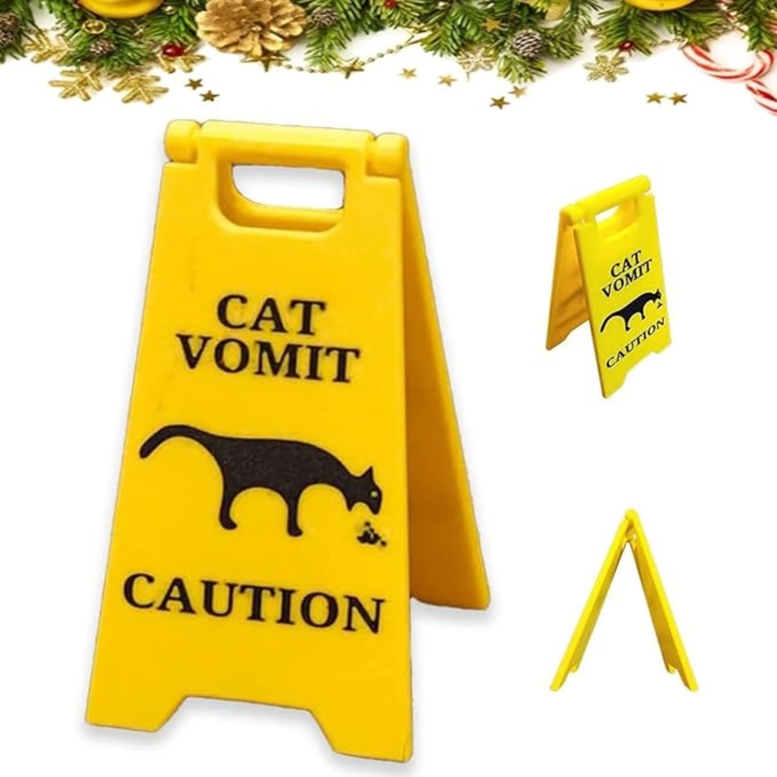 Dog Vomit Sign, Cat Vomit Sign, Funny Cat Vomit Warning Sign, Humorous ...