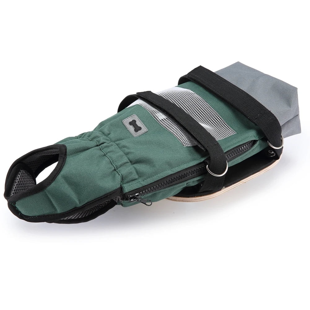 Dog Walking Scooter Breathable Oxford Fabric Pet Drag Bag Scooter ...