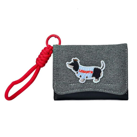 Dog Wallet with Card Holder PU1eatherChange Purse Coin Purse Short ...