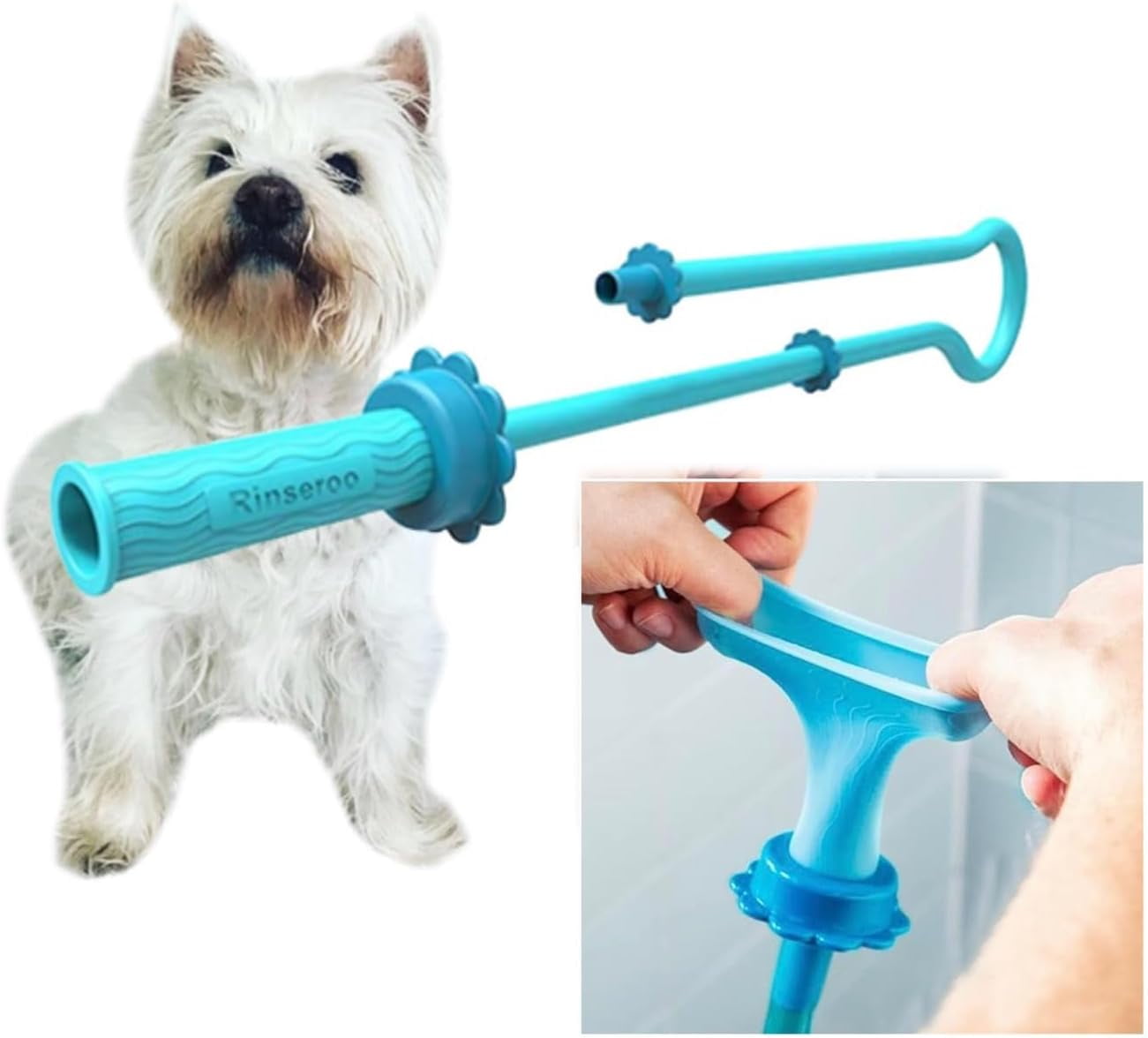 Dog Washer – 6ft Slip-On Shower Hose for Easy Pet Rinsing, Fits ...
