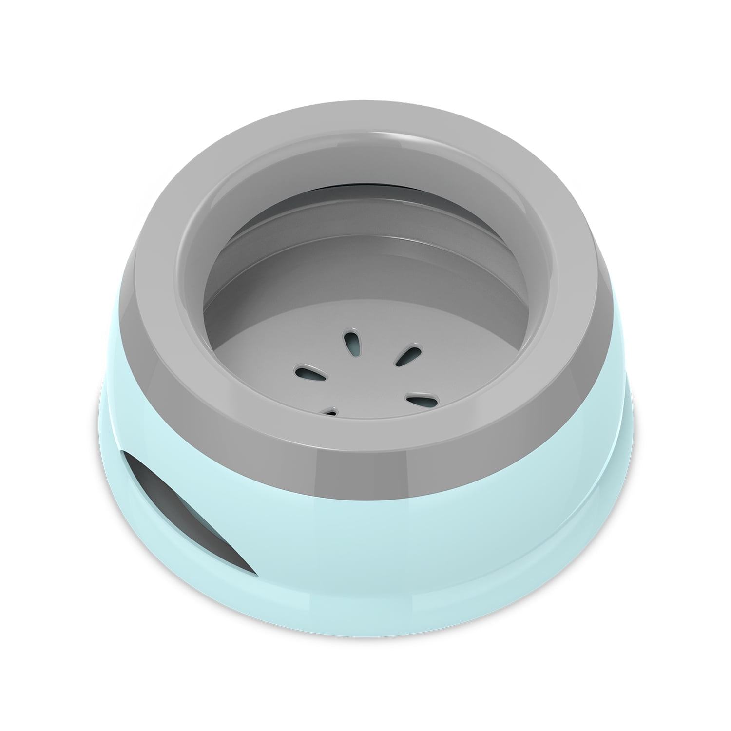 Dog Water Bowl, Dog Bowl No Spill Dog Food Water Bowl Slow Water Feeder ...