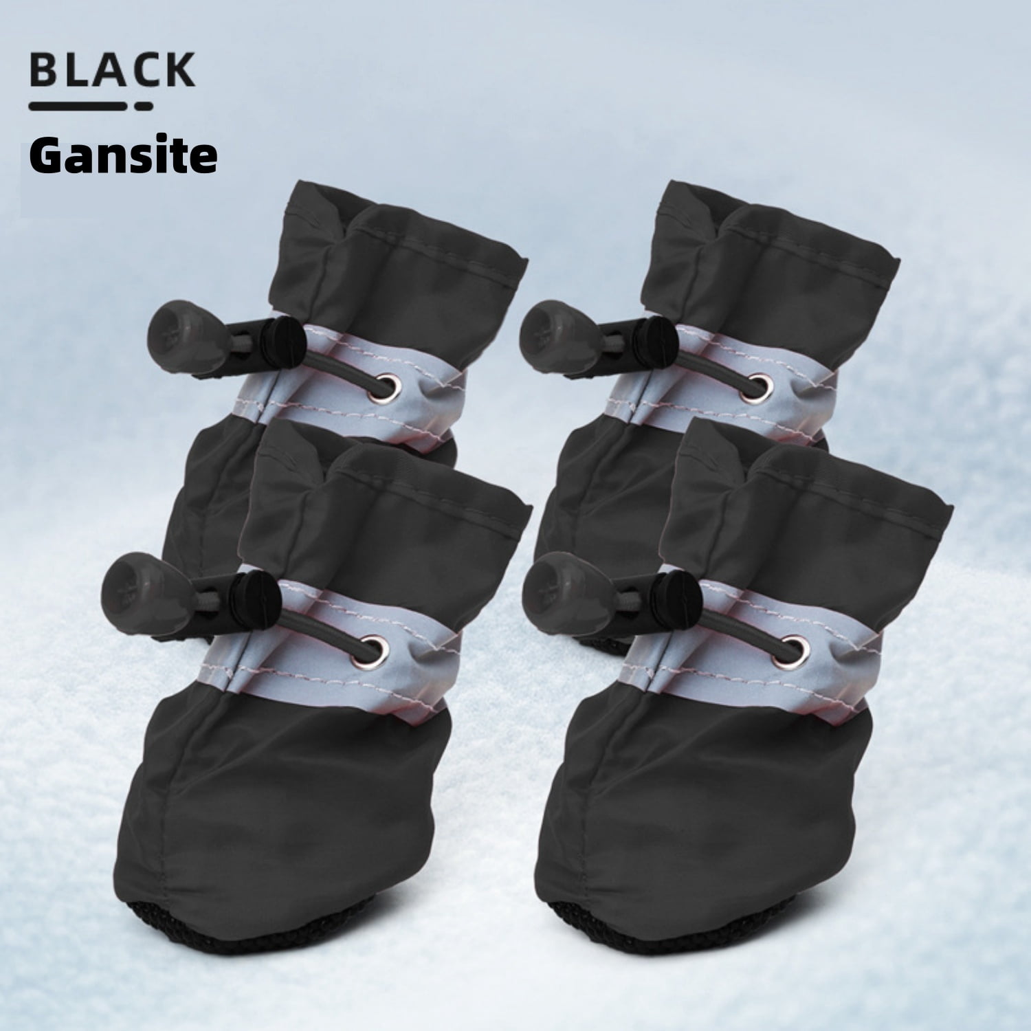 Dog Waterproof Soft Sole Shoes with Adjustable Buckle - Anti-Slip Pet ...