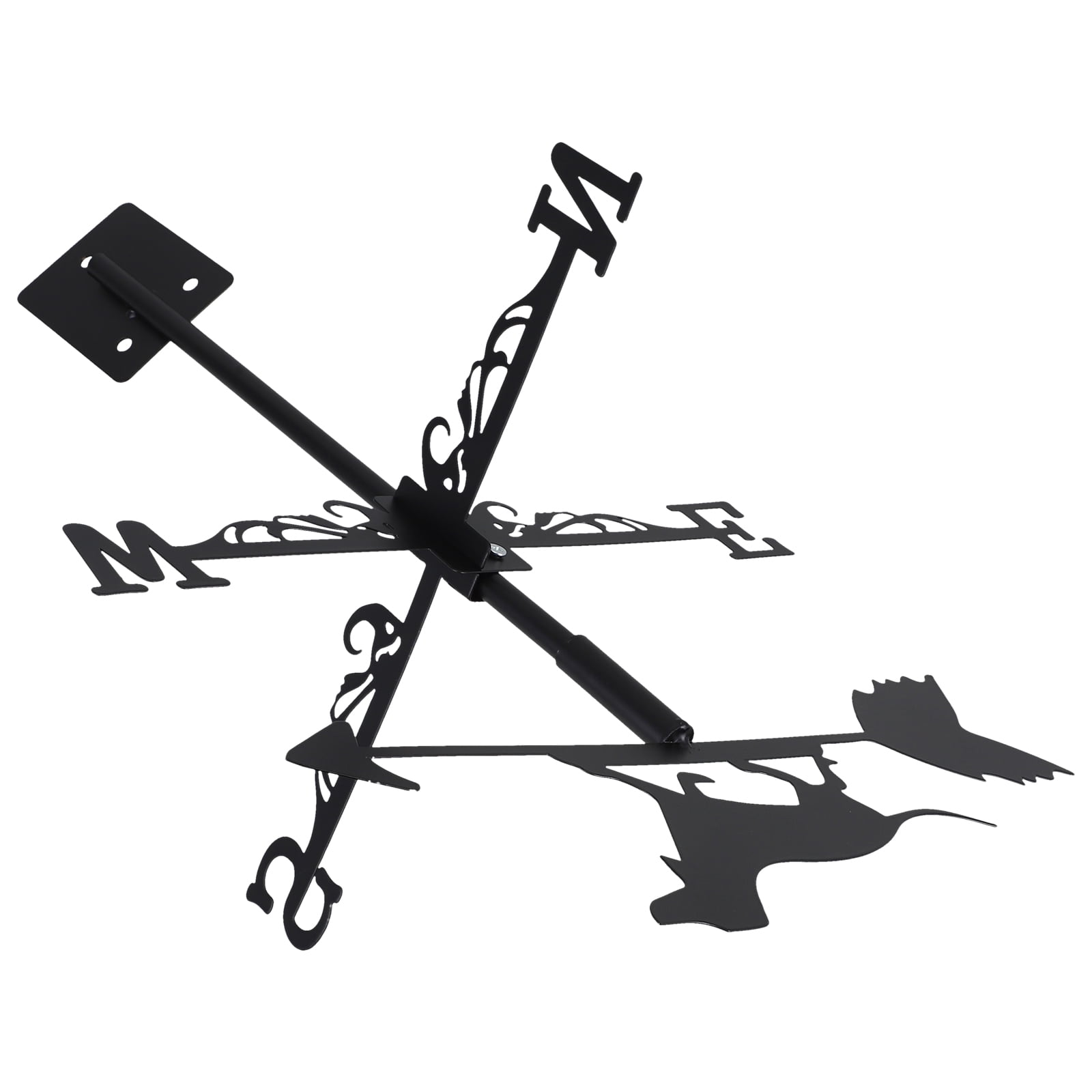 Dog Weather Vane Wrought Iron Dachshund Wind Vane Roof Garden Direction ...