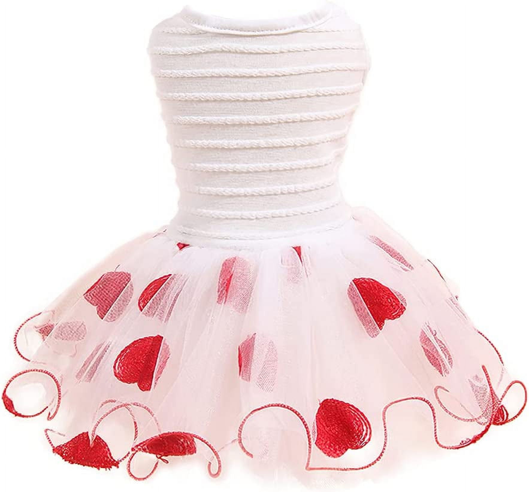 Dog Wedding Dress Summer Puppy Dresses For Small Medium Dogs Girl Pet ...