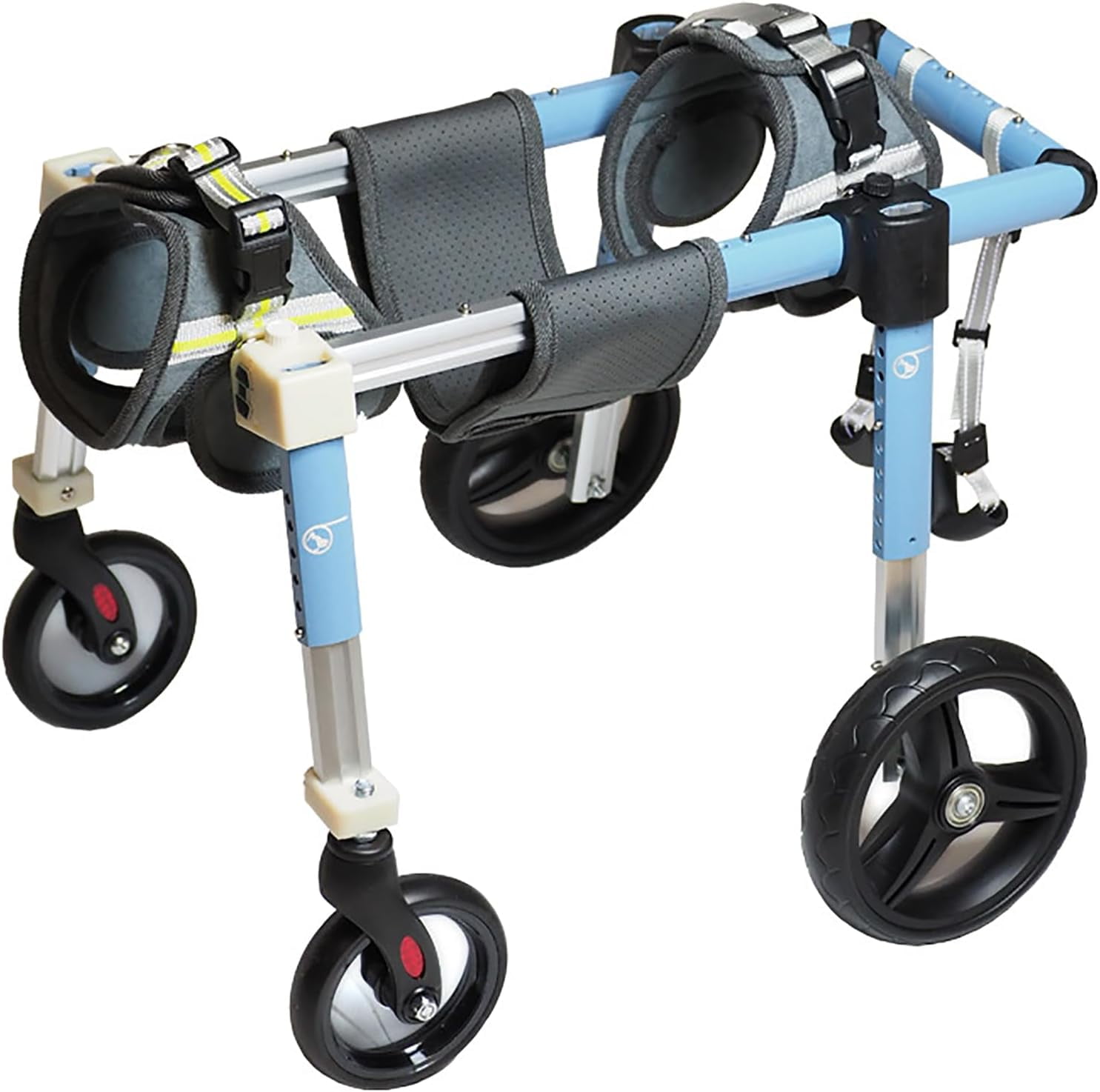 Dog Wheel Limbs Chair Cart, 4 Wheel Dog Wheel Chair Leg Brace ...