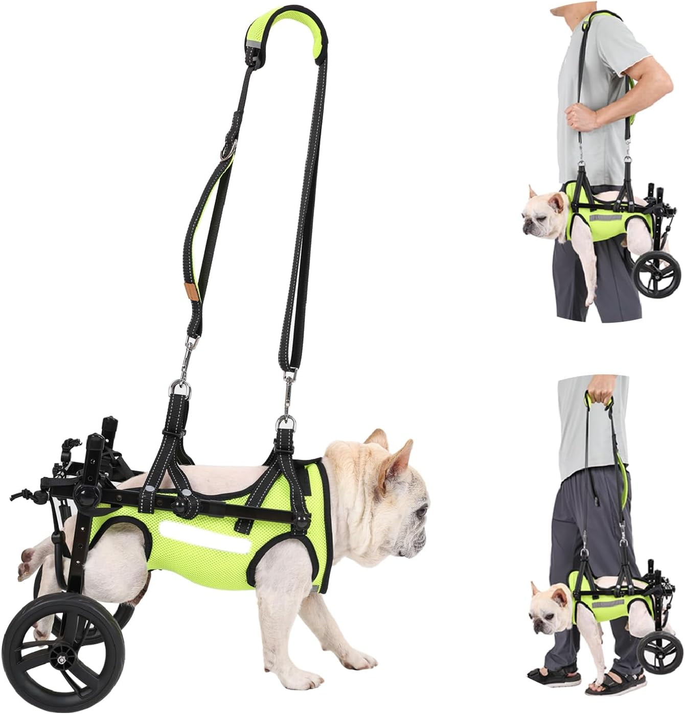 Dog Wheelchair for Back Legs, for All Breed Dog - Includes High ...