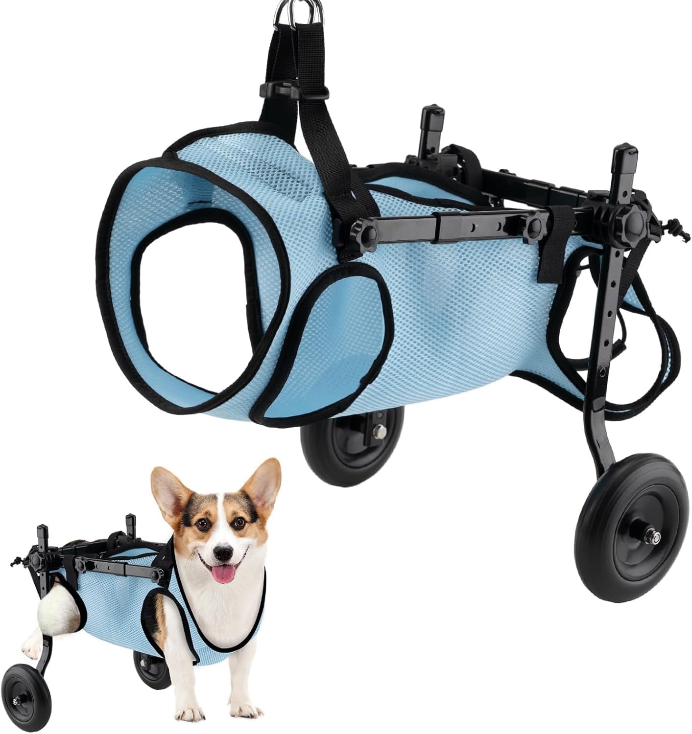 Dog Wheelchair for Back Legs, Dog Wheelchair Cart, Doggy/cat ...