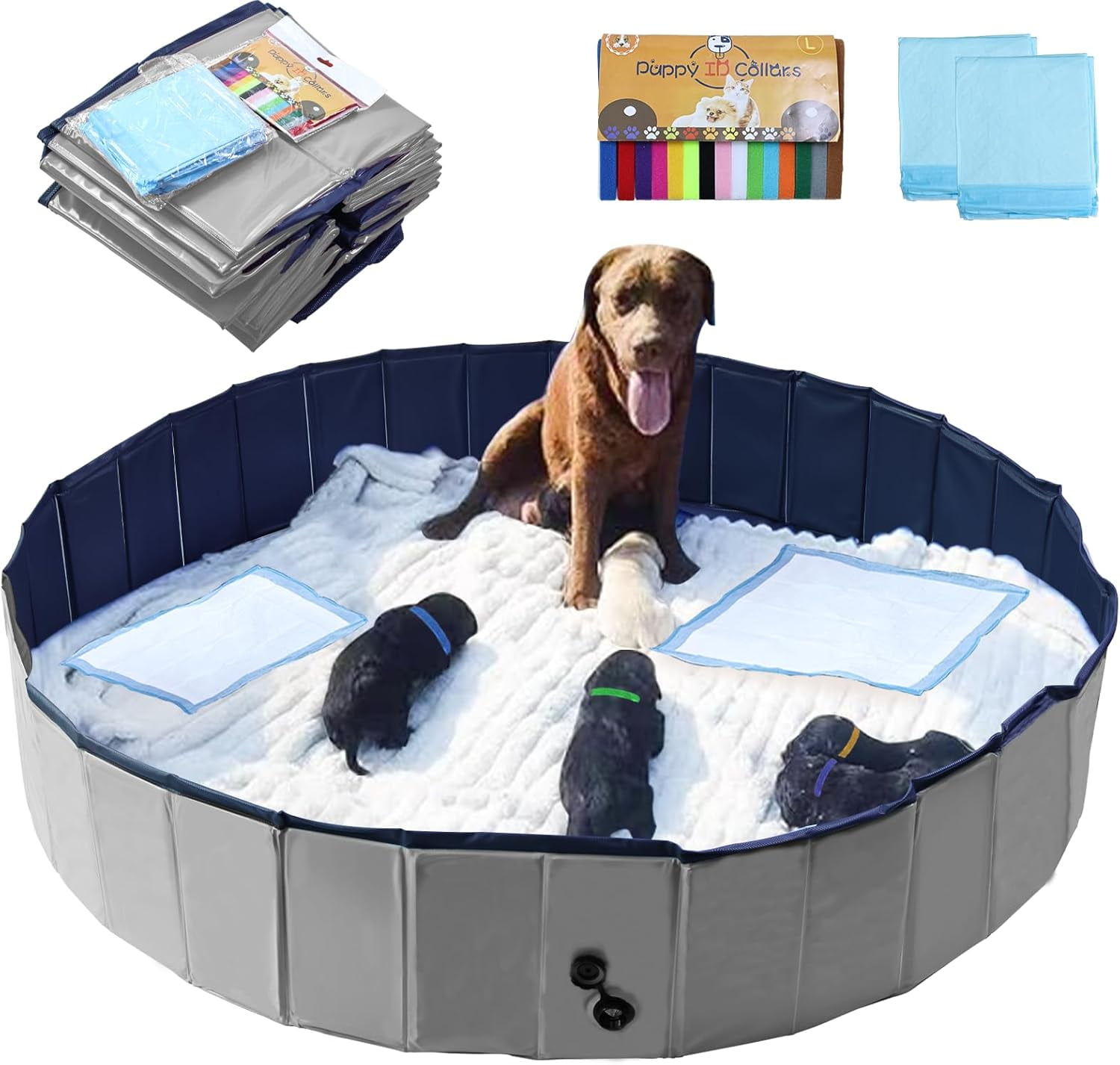 Dog Whelping Box Pool, Whelping Box for Dogs Birthing, Welping Box ...