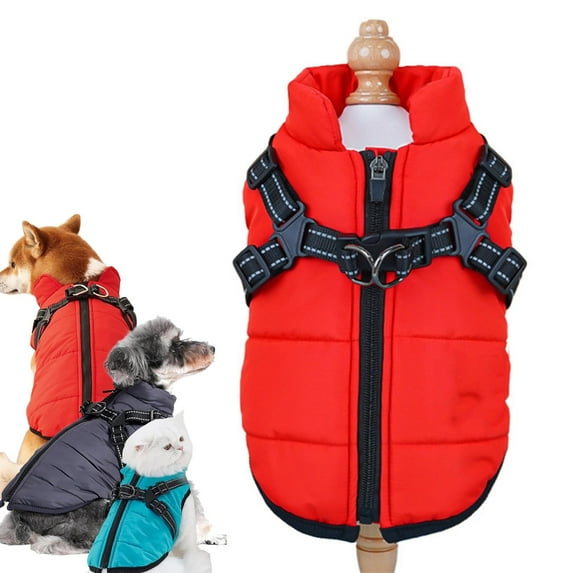 Dog Winter Coat, 3 in 1 Winter Jacket, Waterproof Windproof Dog Jacket ...