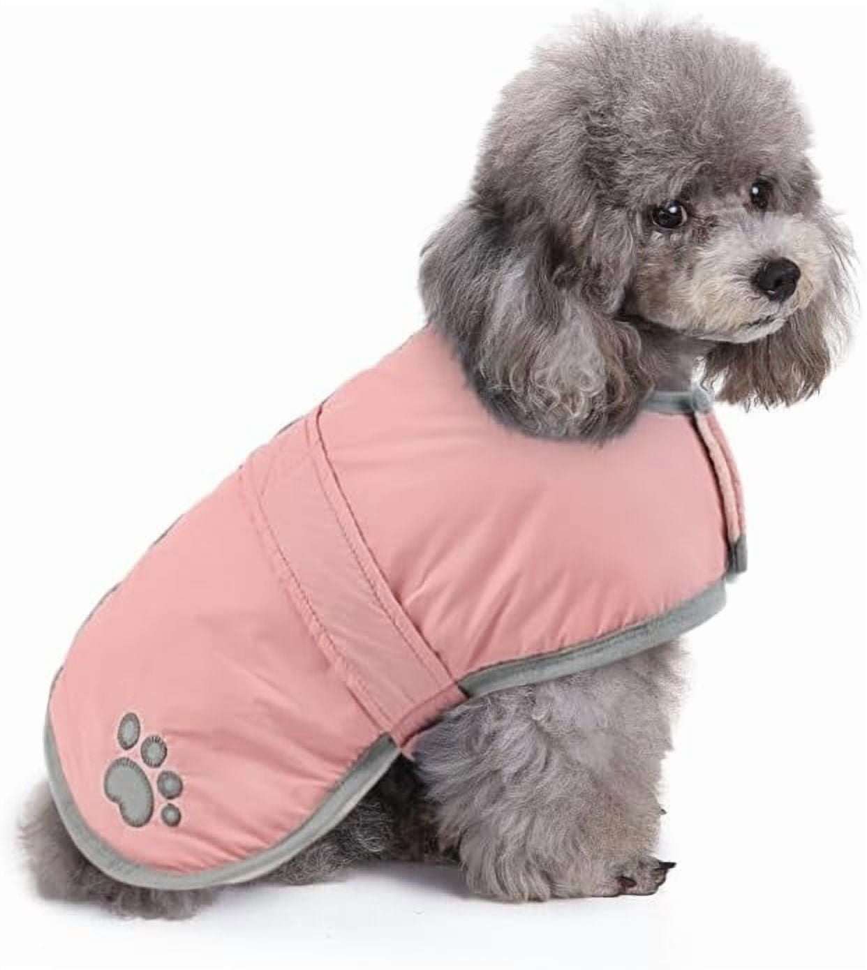 Dog Winter Coat - Fleece Puffer Dog Down Vest, Cold Weather Pet Jacket ...