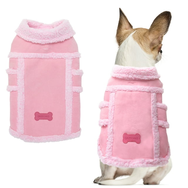 Dog Winter Coat - Windproof Fleece Warm Thick Dog Jacket for Snow Rainy ...
