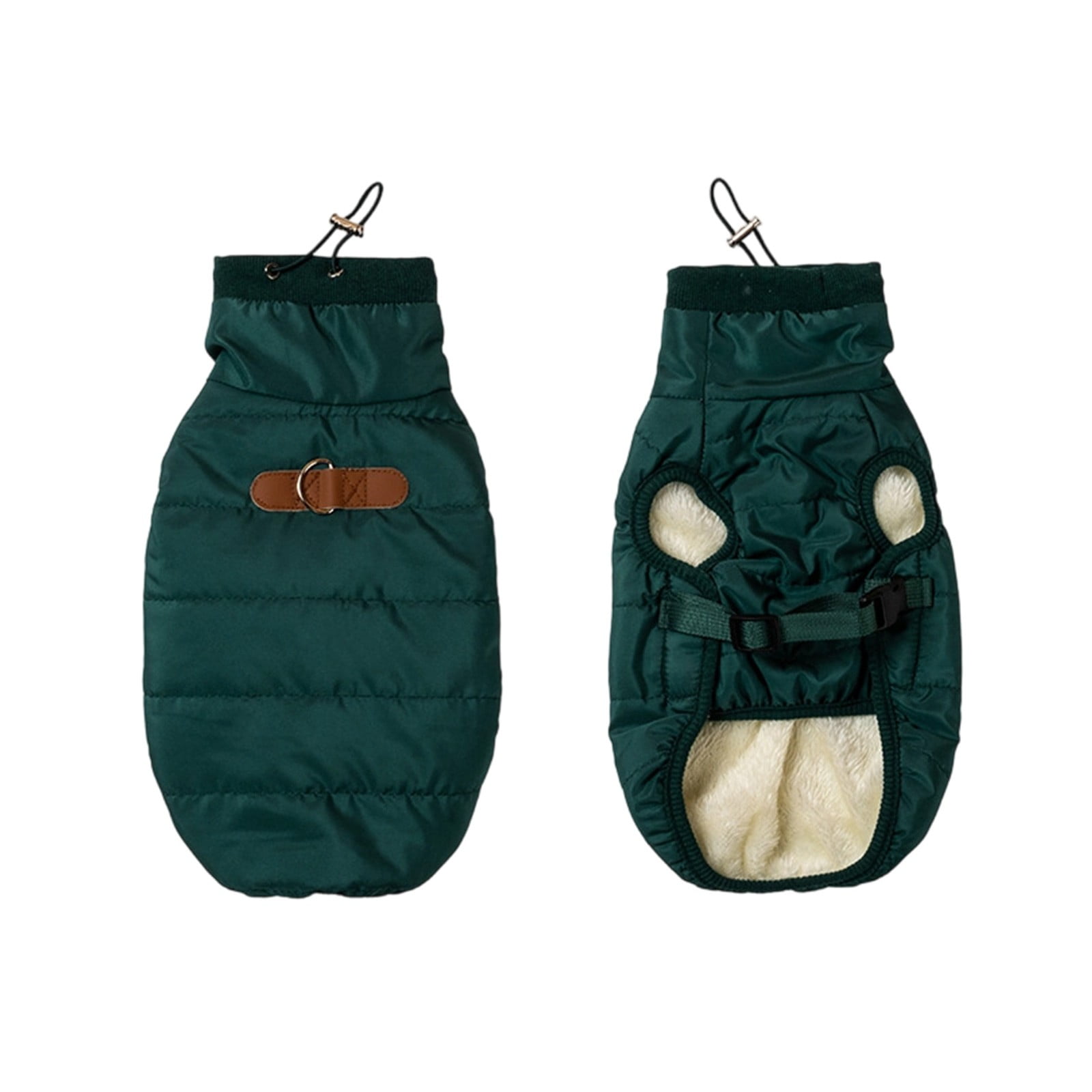 Dog Winter Coat With Neck Guard Adjustable Neck Chest & Detachable ...