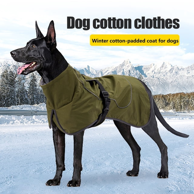 Dog Winter Cold Weather Coats - Cozy Waterproof Windproof Winter Dog ...
