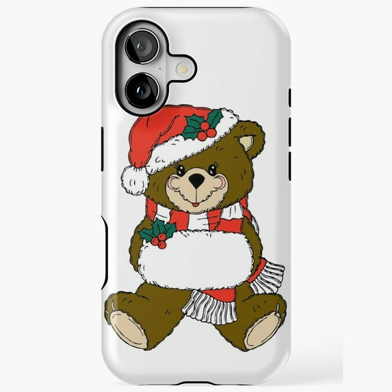 Dog Xmas Holiday Puppy Gift Case for iPhone 11 12 13 14 15 16 17 Pro ...