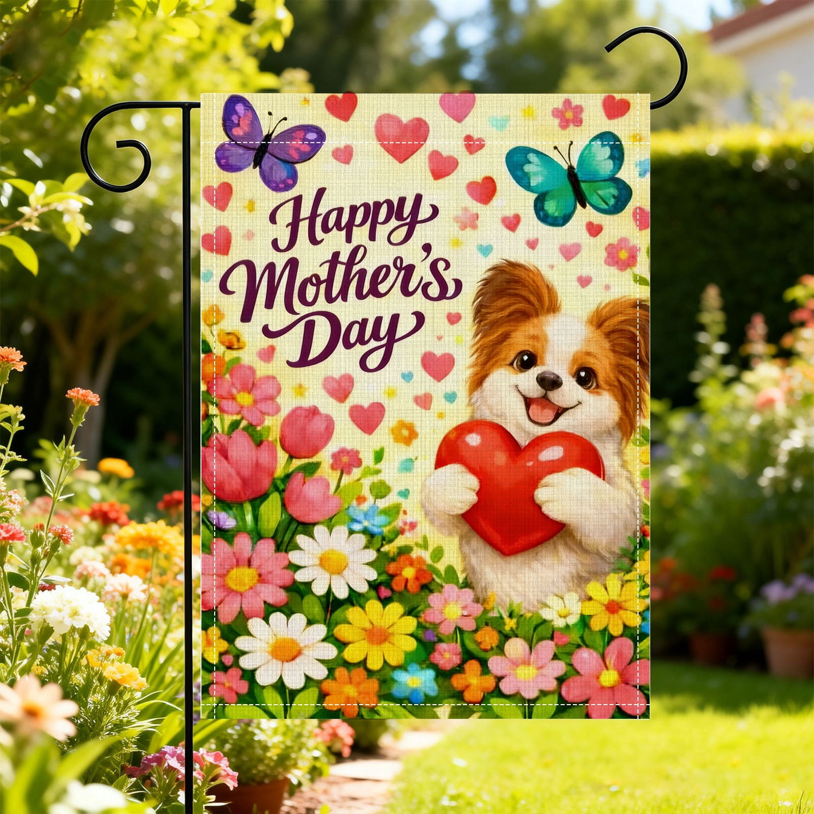 Dog Yard , - CD5109 Garden Flag, Double Sided Outdoor Decor for Front ...