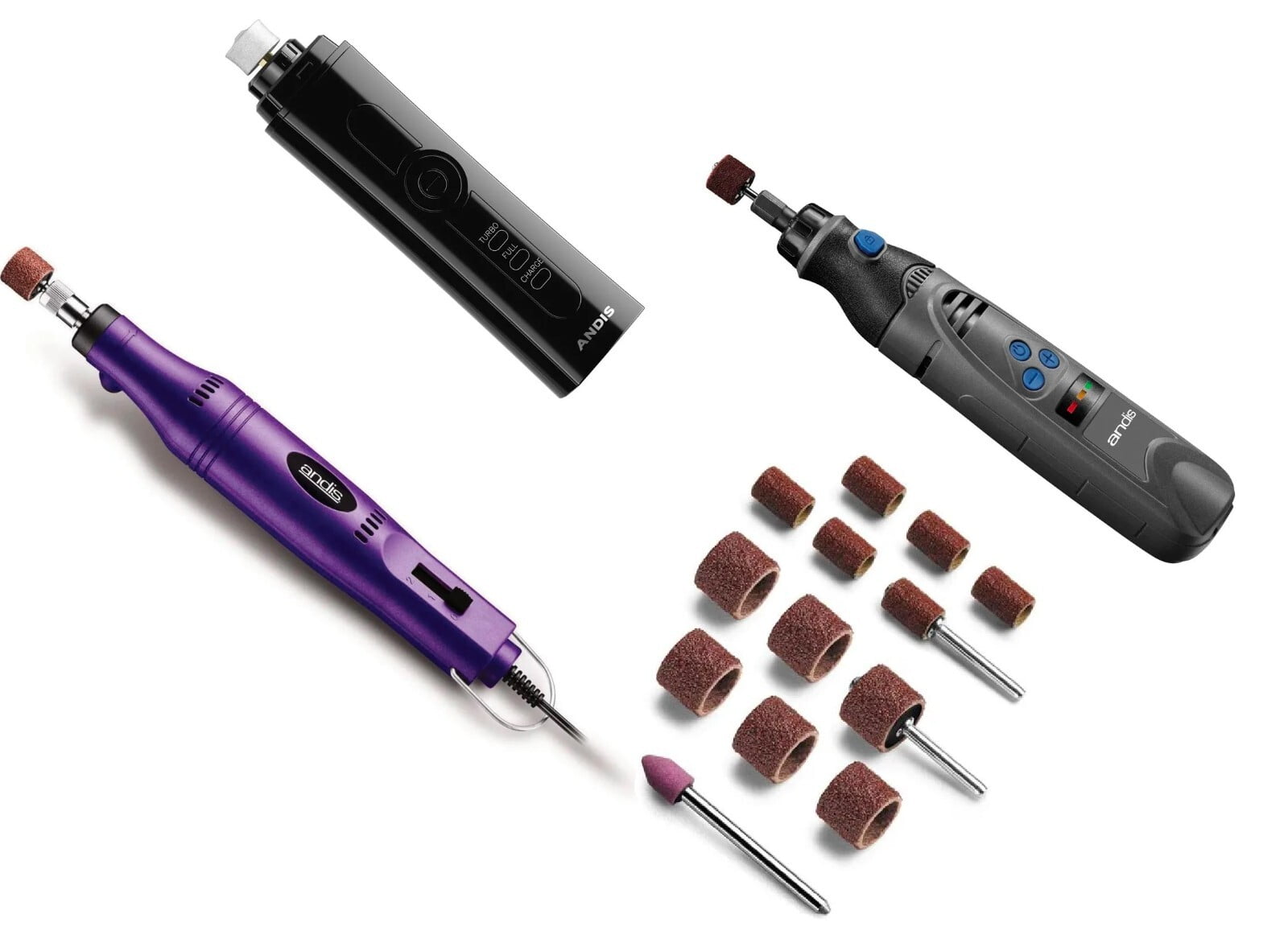 Dog and Cat Grooming Quiet Power Nail Grinders Pro or Home Trimming ...