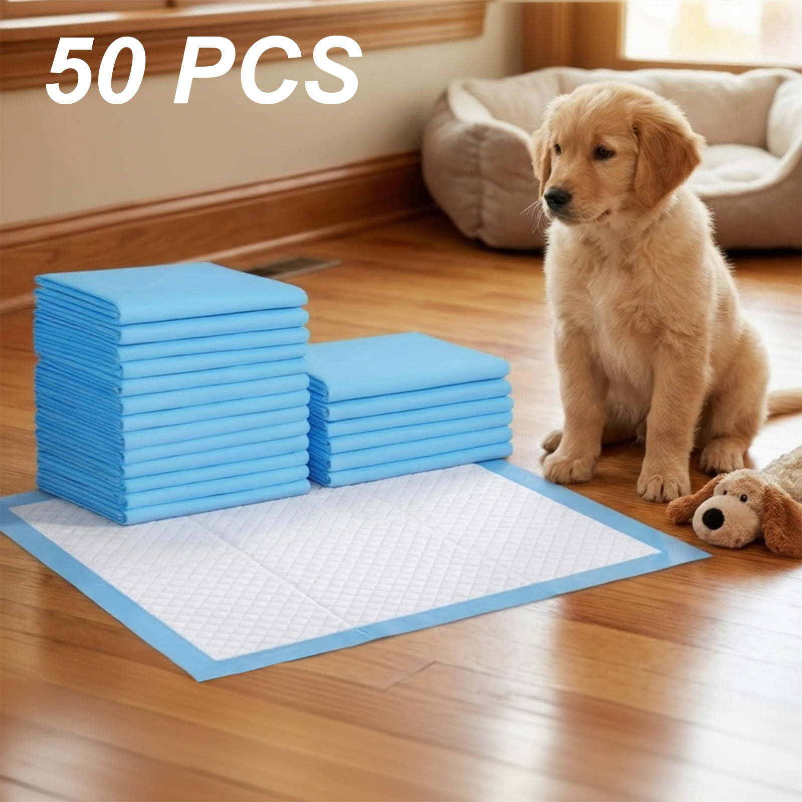 Dog and Puppy Training Pee Pads with Super Absorbent Quick Dry ...