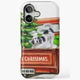 Dog in Red Truck Christmas Gifts Winter Scene Phone Case for iPhone 17 ...