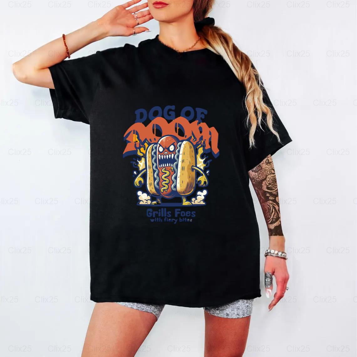 Dog of Doom T-shirt, Sweatshirt, Hoodie with Bold and Dark Humor Style ...