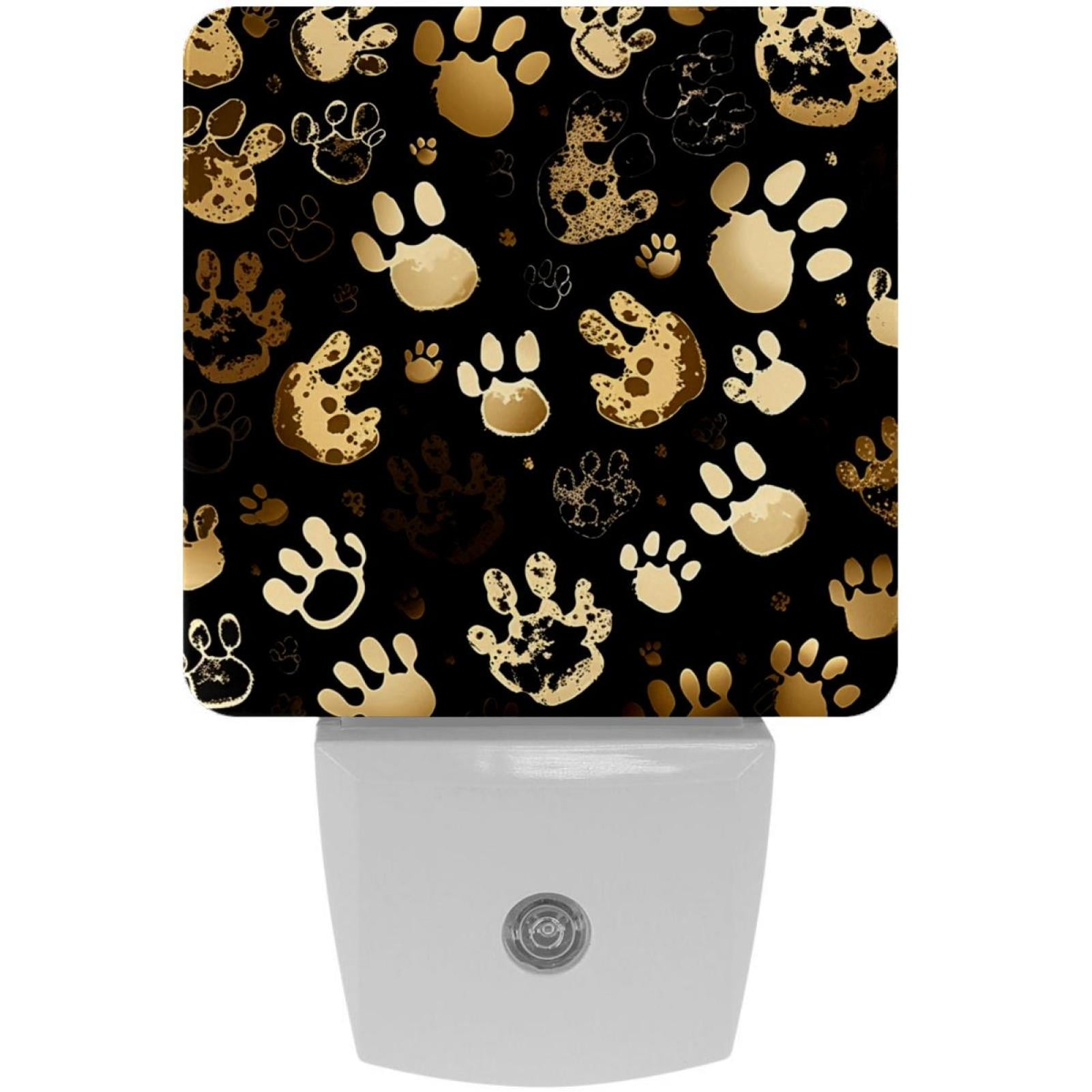 Dog paw prints LED Square Night Lights - Elegant and Energy Efficient ...