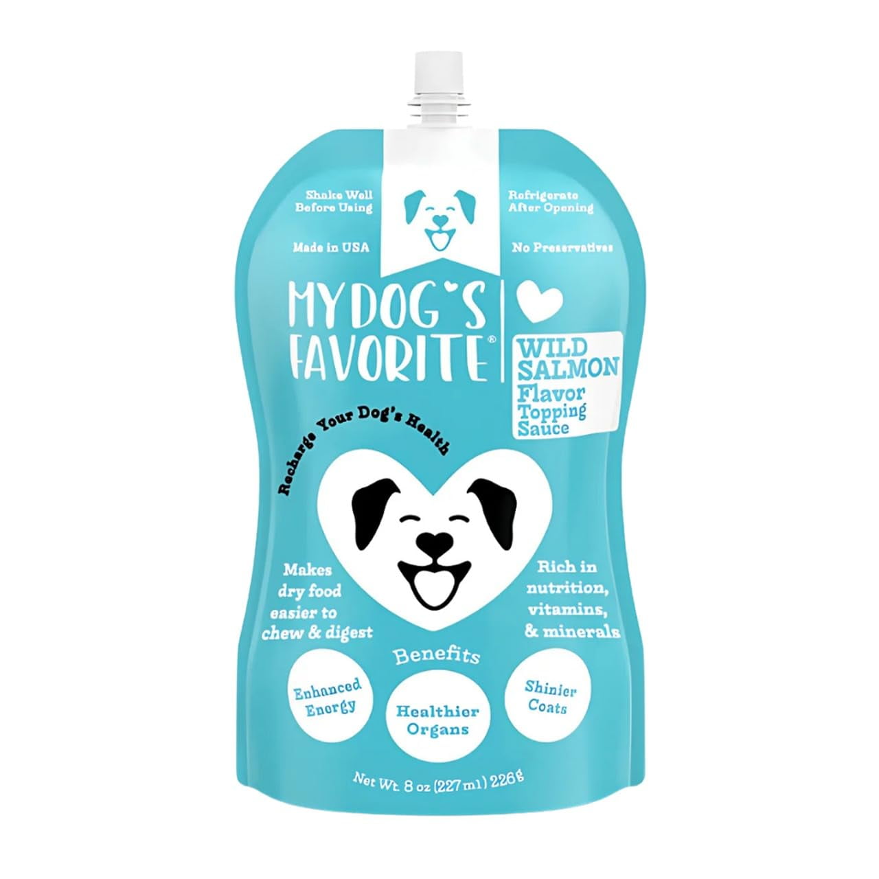 My Dog's Favorite Organic IRF13 Dog Food Topper - Salmon Flavor Wet Dog ...