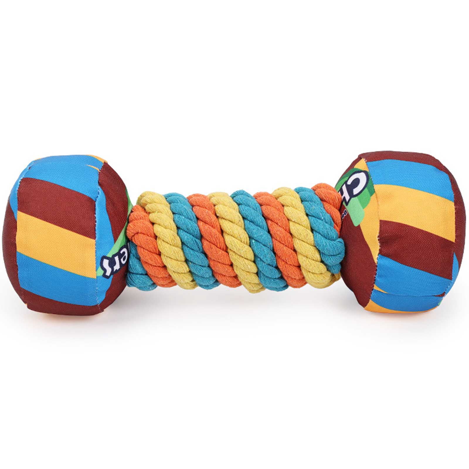 Dog toys for Boredom, Rope toys for Dogs, 10 in Barbell Build, Dog ...