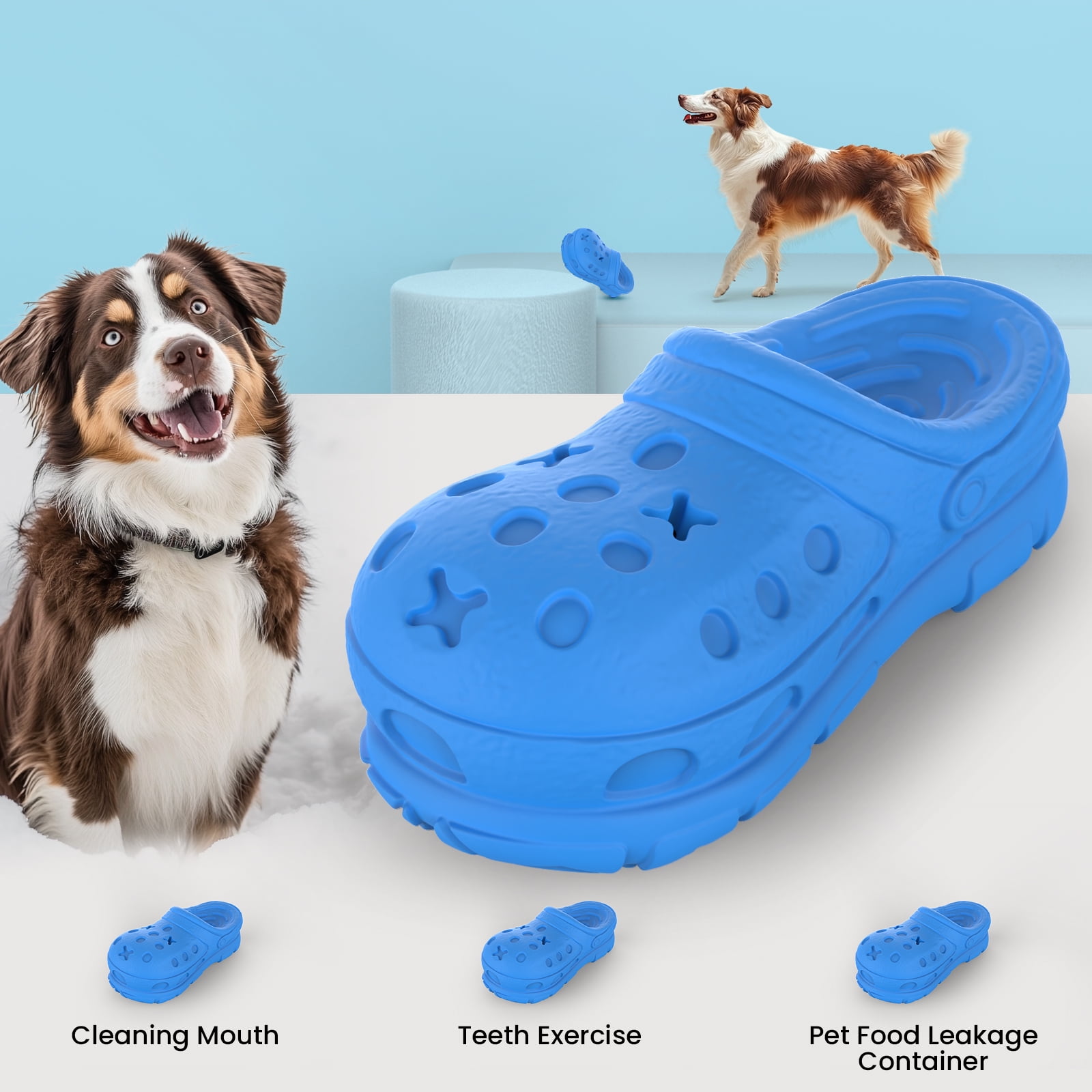 Dog toys- Leakage Toy Food Toys for All Dogs, Chewing, Clean Teeth ...