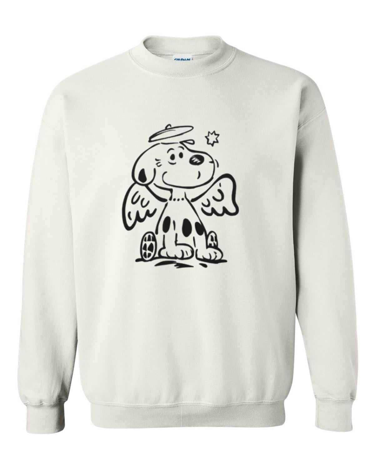 Dog with Angel Wings Memorial Tribute Pet Lover Art Sweatshirt, for men ...