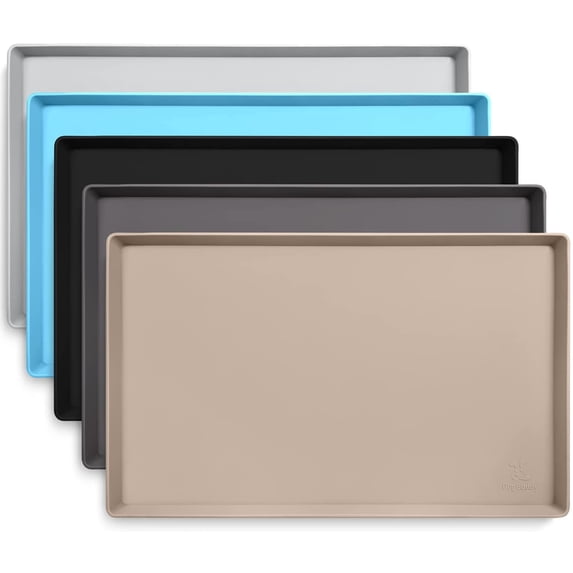 DogBuddy Dog Food Mat - Waterproof Dog Mat for Dog Bowls, Silicone Mat ...