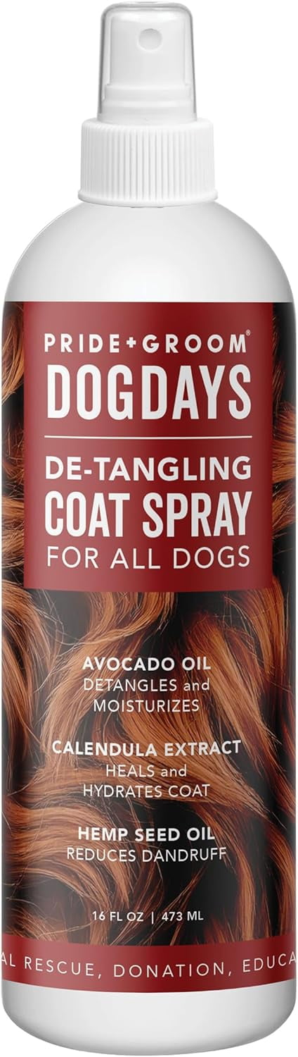 DogDays Detangling Coat Spray for All Dogs | Conditioner & Detangler ...