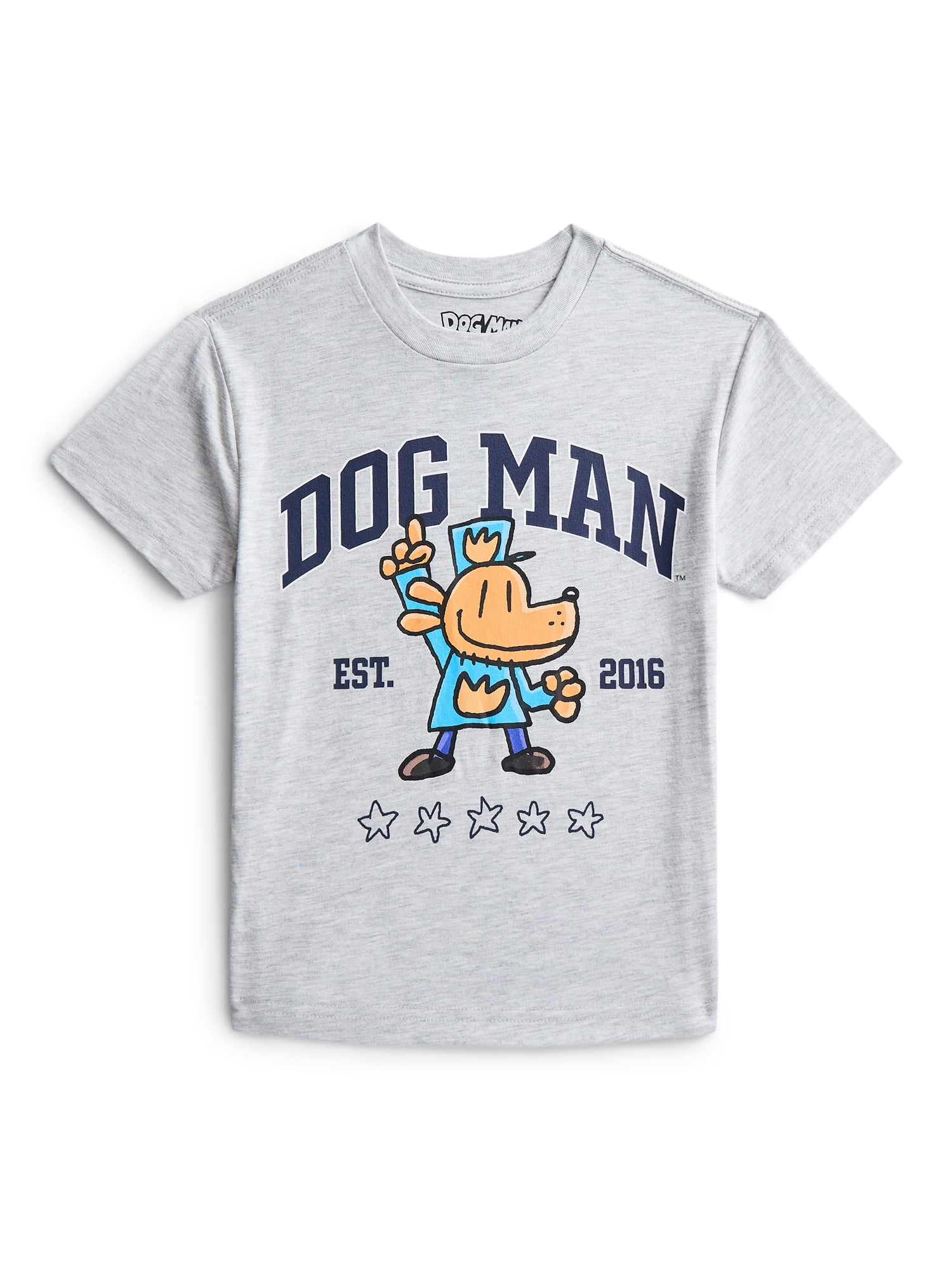 Dog Man Boys Graphic Tee with Short Sleeves, Sizes XS-XL - Walmart.com