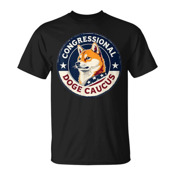 The Doge Caucus US Logo 2025 T-Shirt – Fun Political Graphic Tee, Doge ...