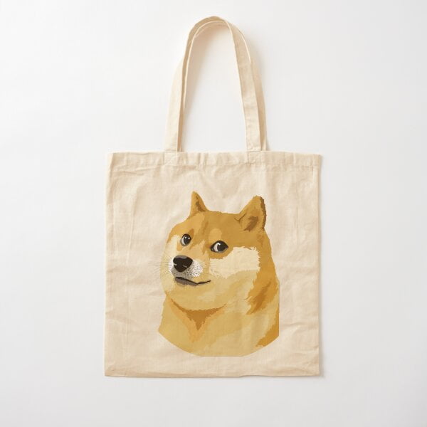 Doge Cotton Tote Bag Canvas Tote Bag, Family Gift For Mother, Her ...
