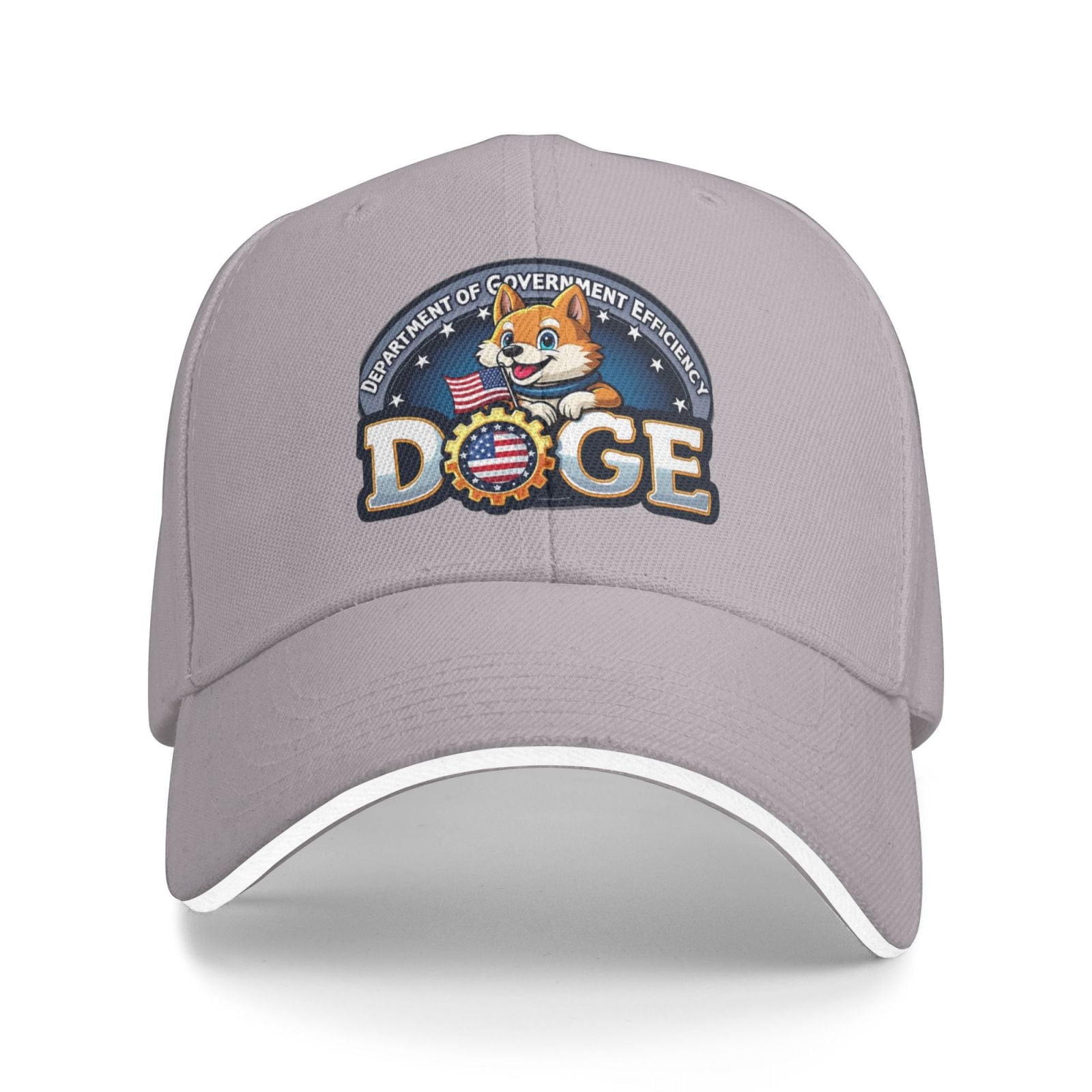 Doge Logo Unisex Baseball Cap Sandwich Cap Casquette Dad Hat Cap ...