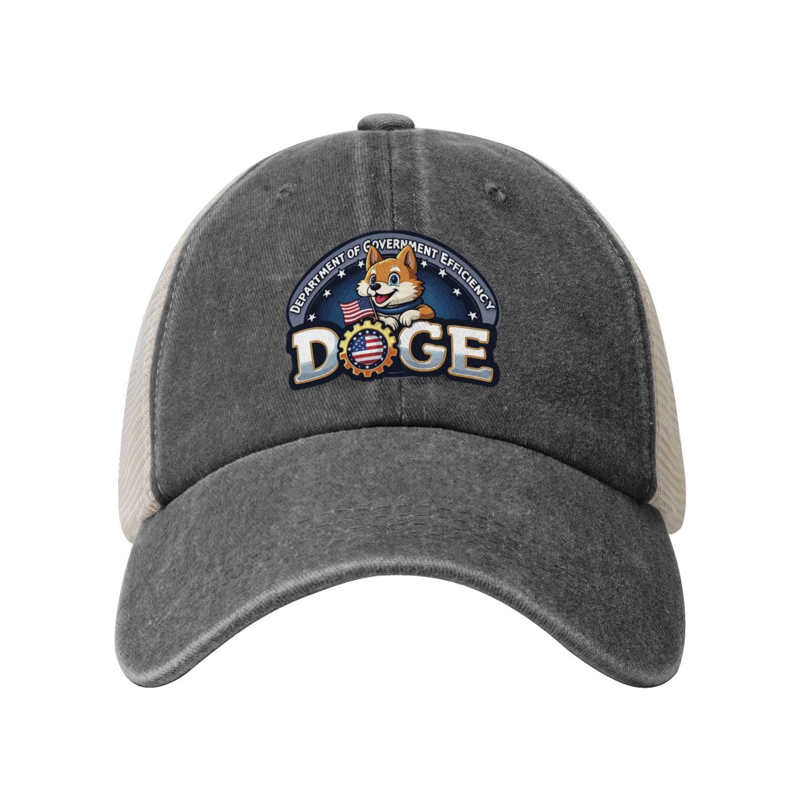 Doge Logo Unisex Cowboy Mesh Baseball Cap Adjustable Vintage Trucker ...