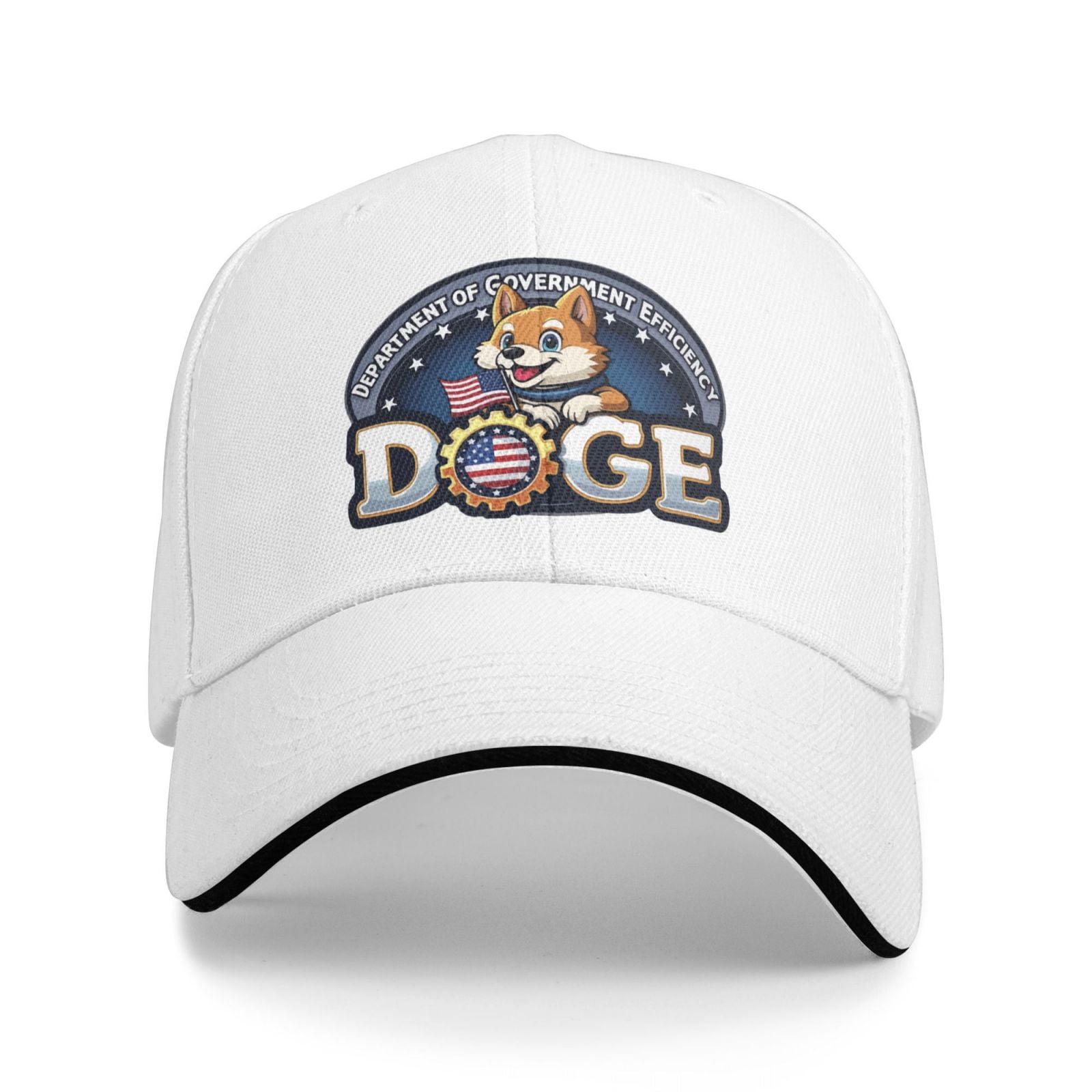 Doge Logo Unisex Sandwich Cap Classic Baseball Capunisex Adjustable ...