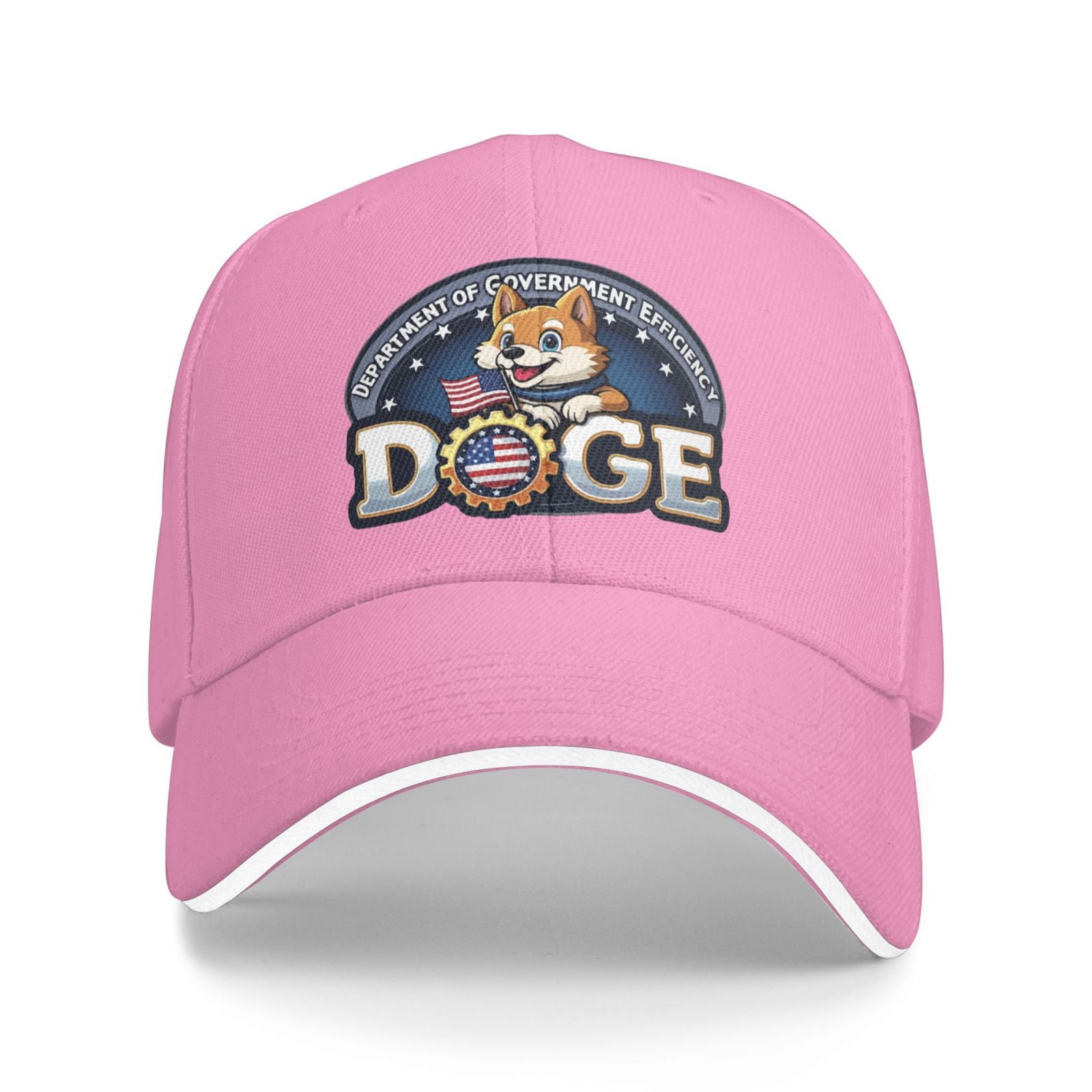 Doge Logo Unisex Sandwich Cap Classic Baseball Capunisex Adjustable ...