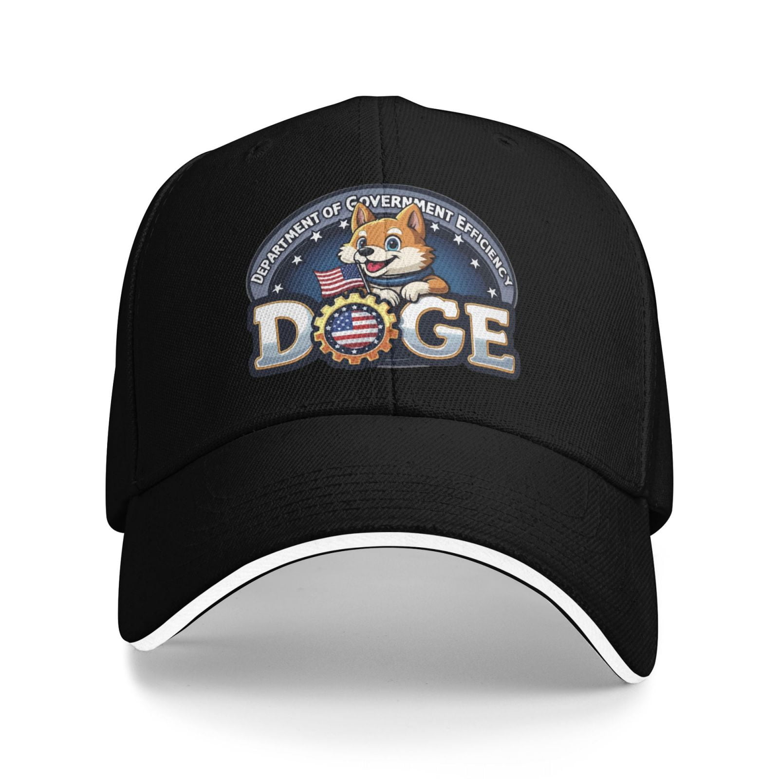 Doge Logo Unisex Sandwich Cap Classic Baseball Capunisex Adjustable ...