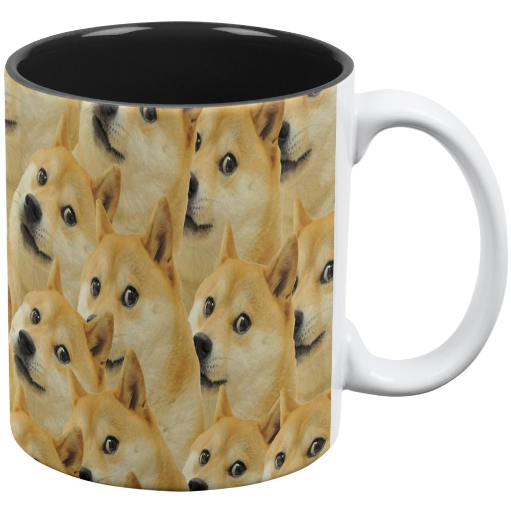Doge Meme Funny All Over Coffee Mug - Walmart.com