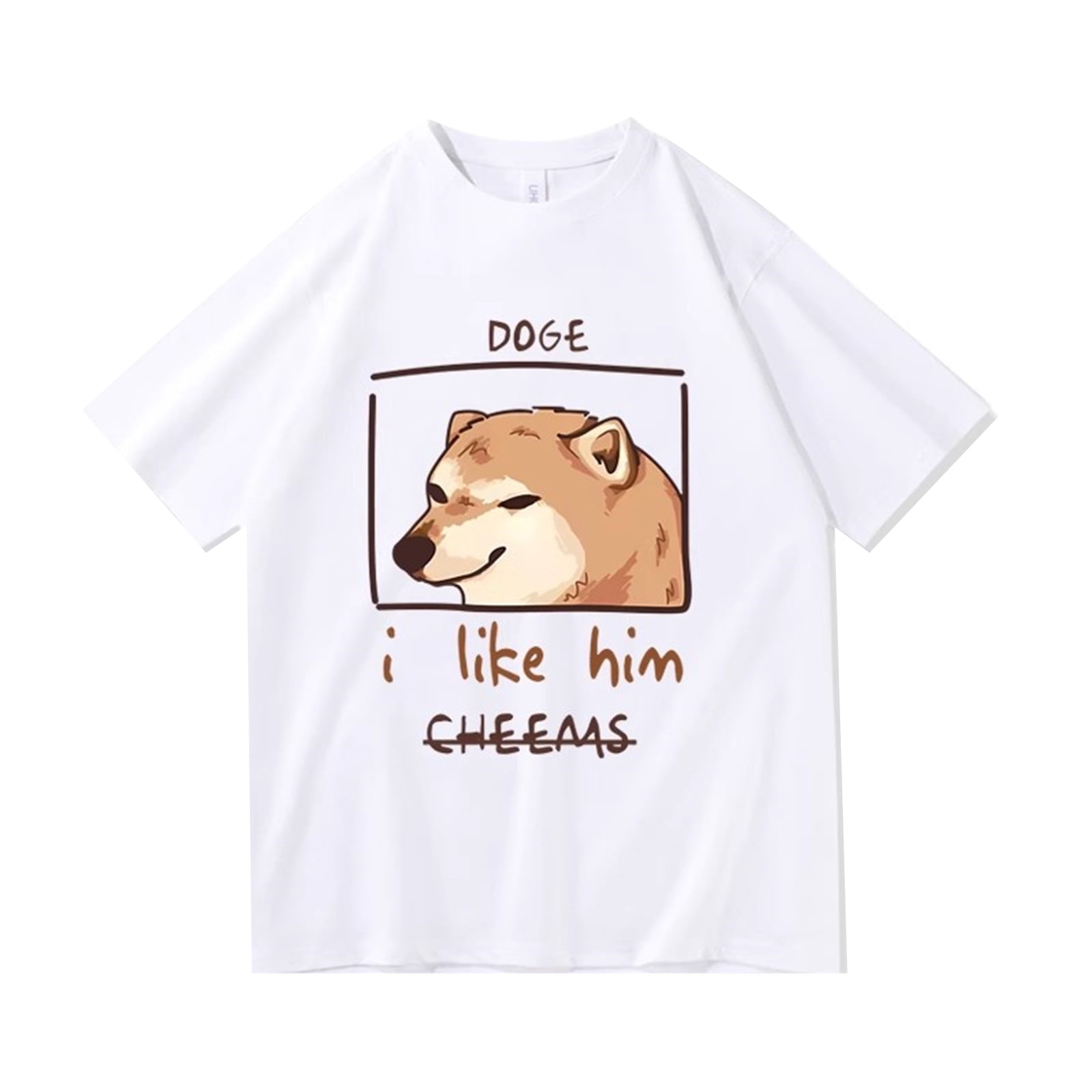 Doge Meme Graphic T-shirt - Hilarious Shiba Inu Design for Trendy Dog ...